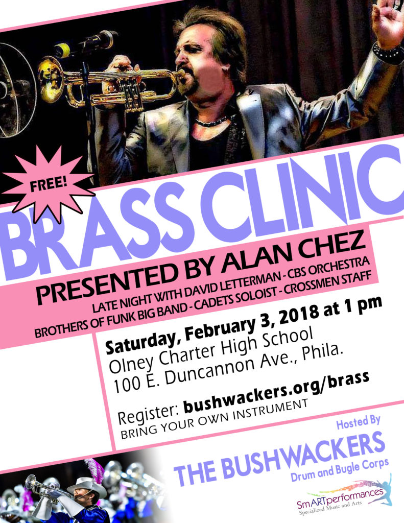Alan Chez to lead an open, free brass clinic at our February camp ...